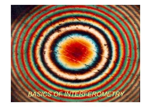Basics Of Interferometry Cmi
