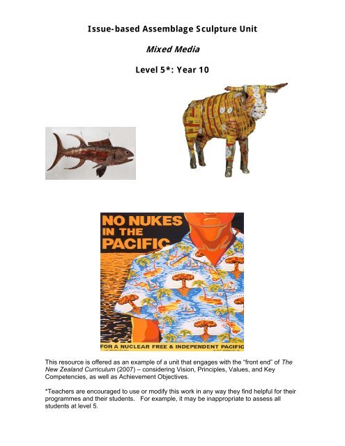 Issue-based Assemblage Sculpture - Arts Online