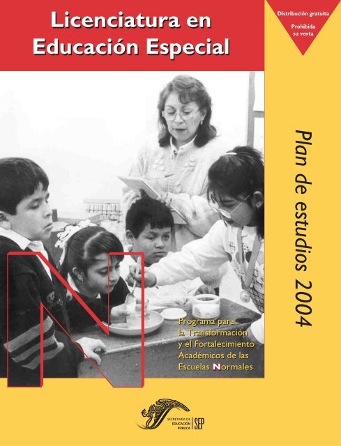 Plan de estudios 2004 - dgespe - Secretaría de Educación Pública