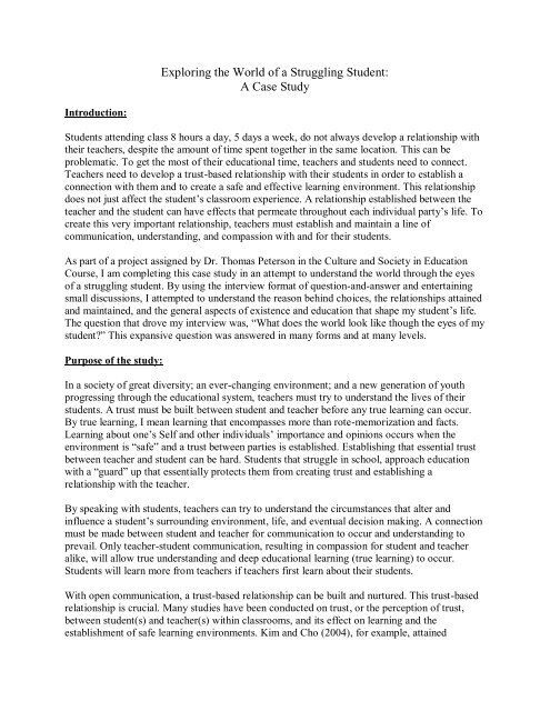 Case Study Format For Students - nokil Case Study Format For Students - nokil
