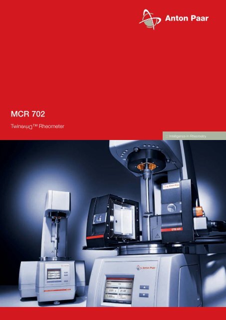 MCR 702 TwinDrive Rheometer - MEP Instruments