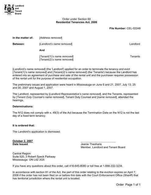 full-text (eng) - Landlord Tenant Board - Ontario