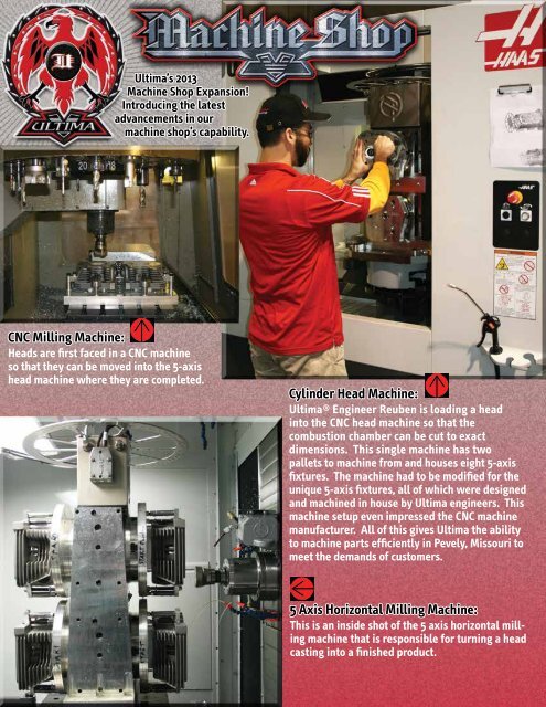 Cylinder Head Machine: 5 Axis Horizontal Milling Machine: CNC ...