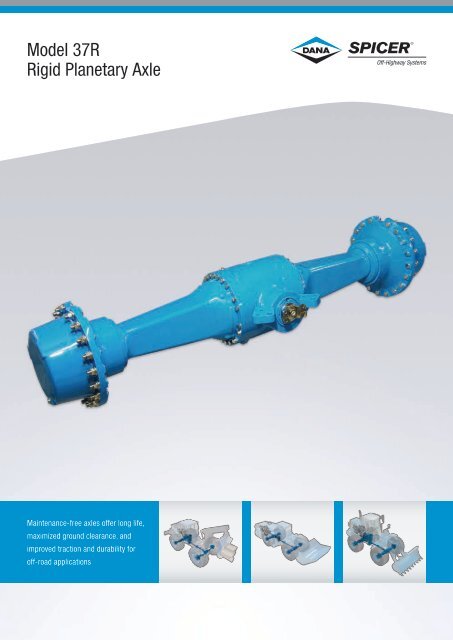 Model 37R Rigid Planetary Axle