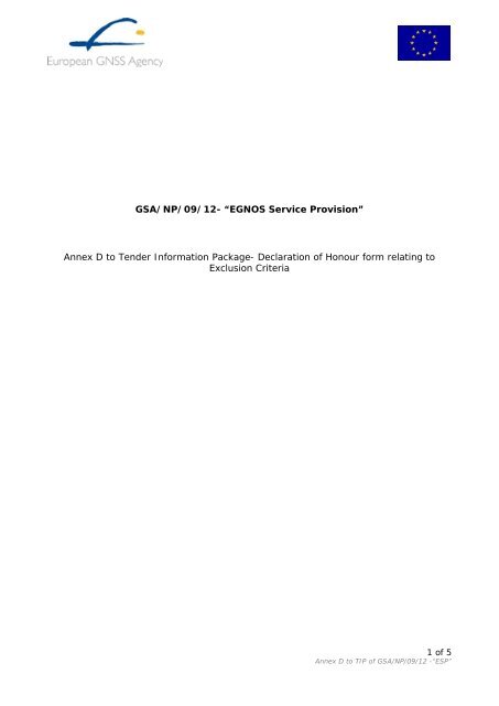 Posting Declaration Eu