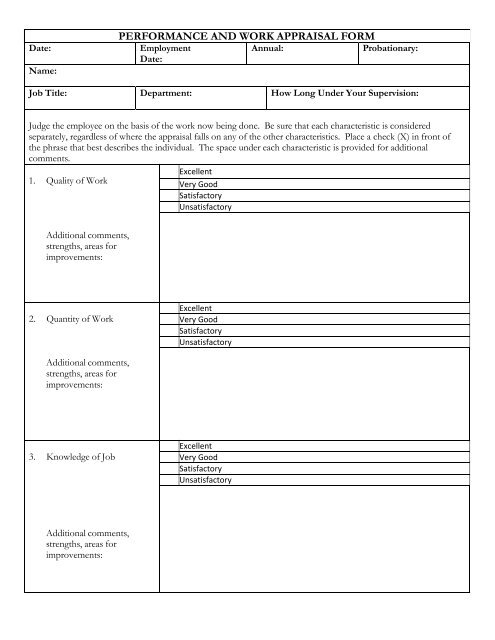 Performance And Work Appraisal Form Dutchess Community College performance-and-work-appraisal-form-dutchess-community-college