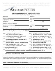 Final Mechanical checklist - MyBuildingPermit.com
