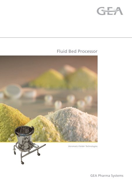 Fluid Bed Processor - GEA Pharma Systems