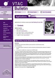 Aggregate to ATAR table - VTAC