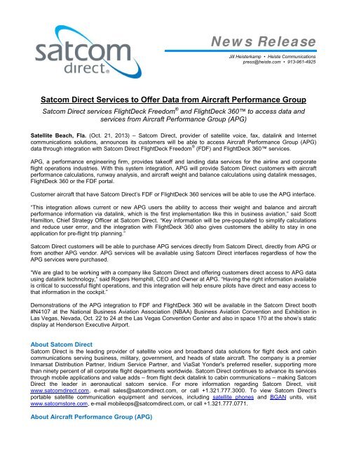 View Article - Satcom Direct
