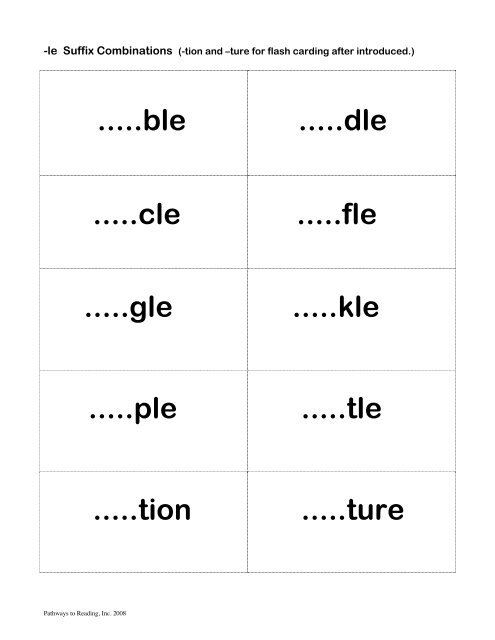Multisyllable Flashcards