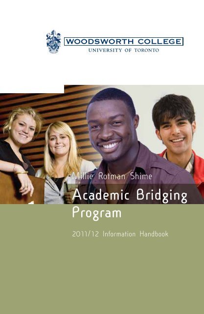 Academic Bridging Program - Woodsworth College - University of ...