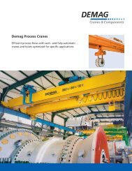 The Demag Wheel Range - Demag Cranes & Components