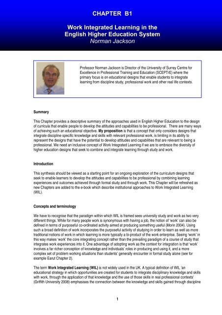 professional education courses definition