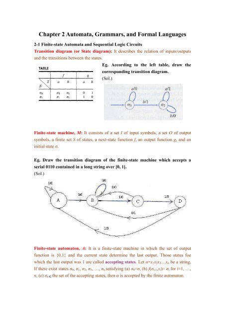 Chapter 6 Automata, Grammars, and Formal Languages
