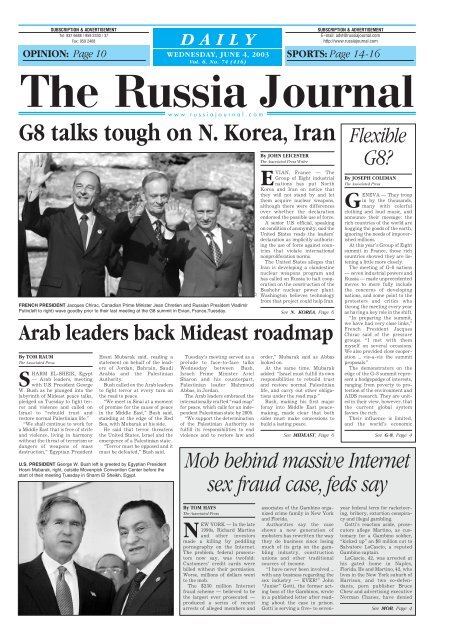 NEW - The Russia Journal