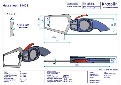B440S - Kroeplin GmbH