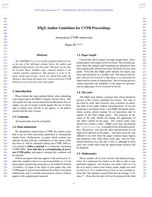 LATEX Author Guidelines for CVPR Proceedings - IEEE Computer ...