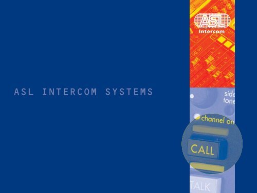ASL INTERCOM SYSTEMS - Acuson