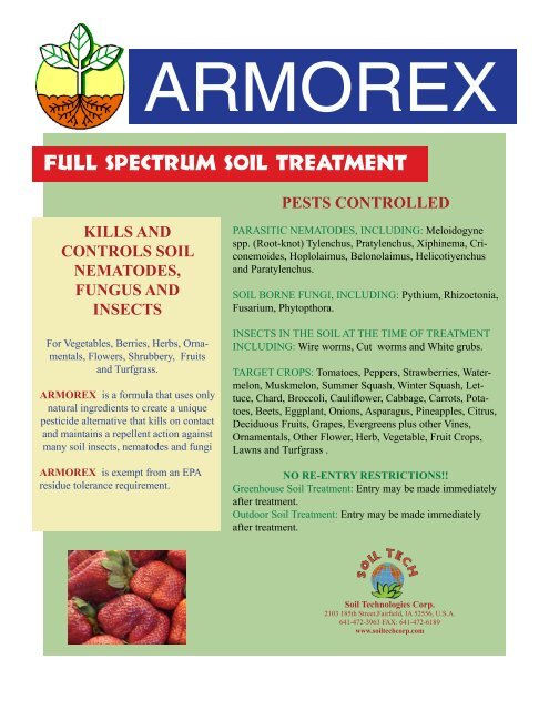 ARMOREX For Soils - Soil Technologies