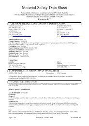 MSDS Material Safety Data Sheet - Mercedes Medical