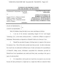 Scott Second Affidavit in Support of Motion for Attorney Fees