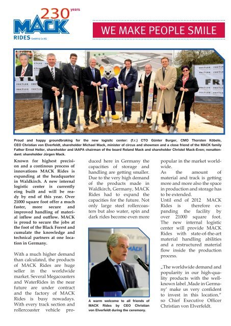 WE MAKE PEOPLE SMILE - Mack