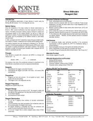 Liquid ALT (SGPT) Reagent Set - Pointe Scientific, Inc.