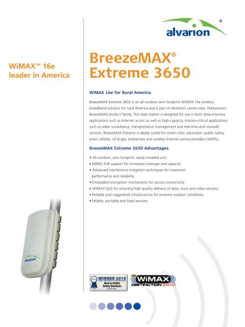 BreezeMAX Extreme 3650 - Alvarion