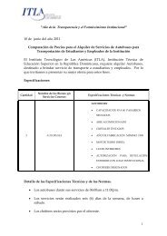 PENSUM SOFTWARE - ITLA