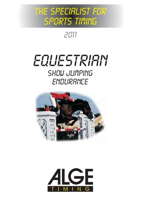 The Specialist For Sports Timing