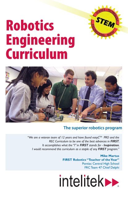 Robotics Engineering Curriculum - Intelitek Downloads