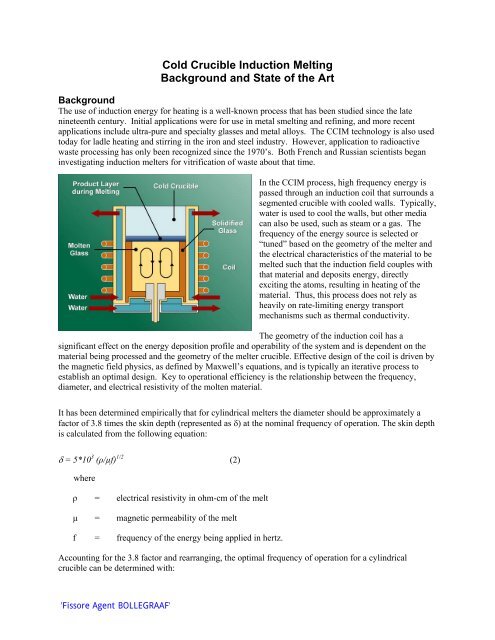 Cold Crucible Induction Melting - FISSORE Agency