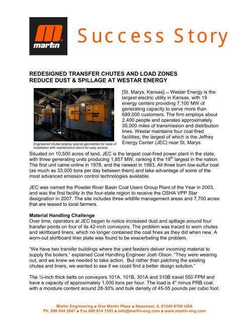 Download PDF - Martin Engineering