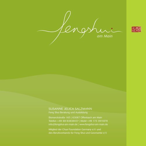Feng Shui am Main Flyer zum Download