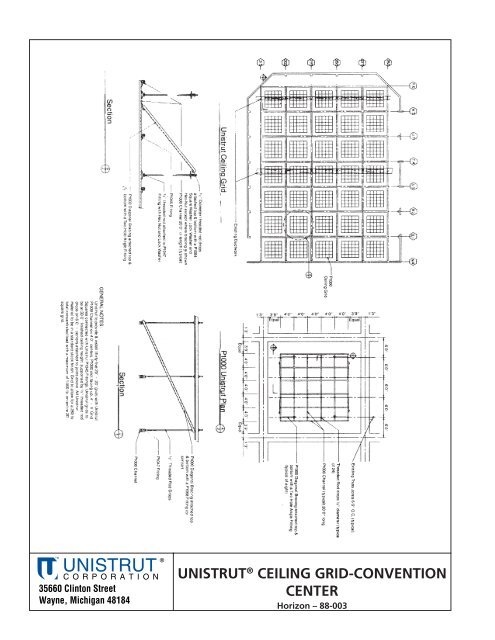 UNISTRUT ® CEILING GRID-