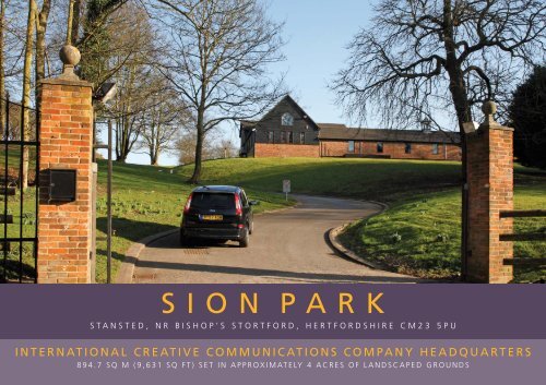 Sion Park Brochure.qxd:Layout 1 - Savills