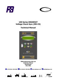 Motorvision 2 (MV2) Technical Manual - PBSI Group Ltd