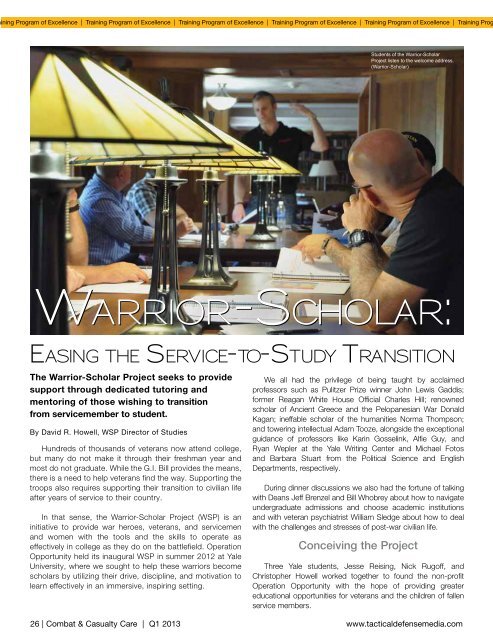 Warrior-scholar: Warrior-scholar: