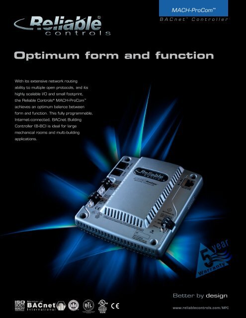 MACH-ProCom - Reliable Controls