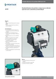 Tyco AVID EaziCal IR Positioner - Pentair Valves & Controls