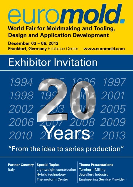 Exhibitor Invitation - EuroMold