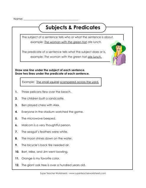 Subjects & Predicates