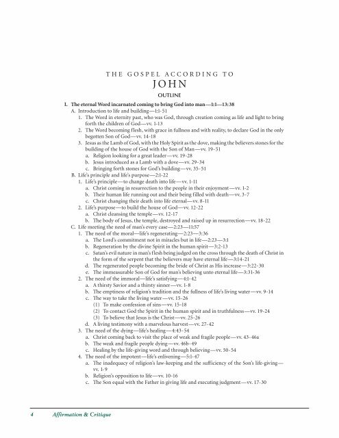 Gospel Of John Printable Version
