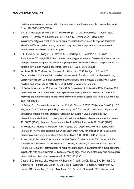 HOVON/SAKK AML - 42______