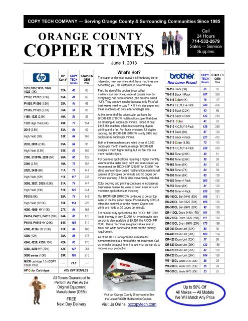 Download Our Price List - Copy Tech