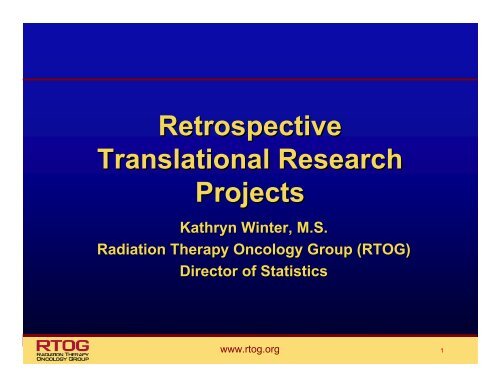Retrospective Experimental Design and Data Analysis