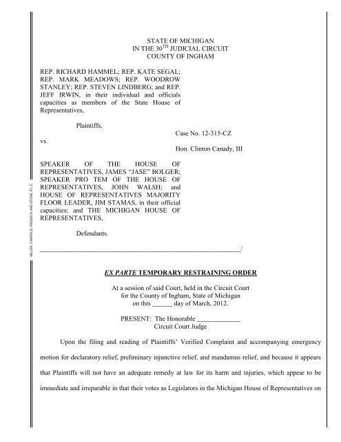 A Temporary Restraining Order Pdf Eclectablog