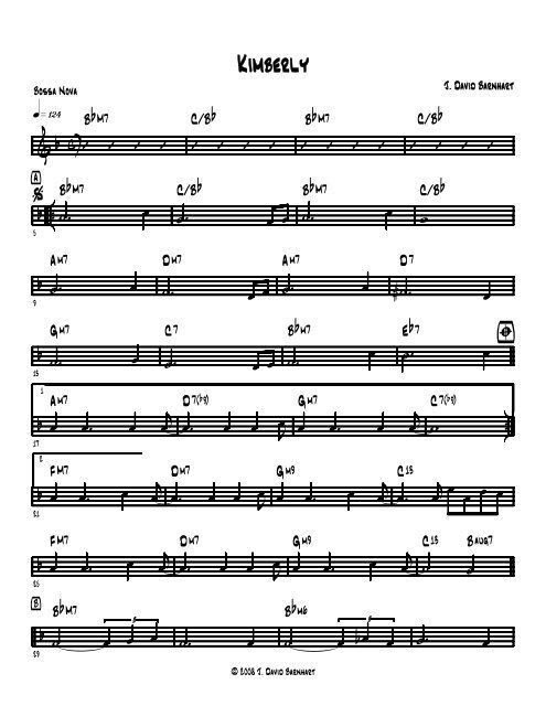 Download a jazz chart in Adobe PDF format.