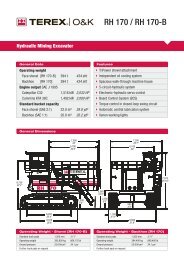 Hydraulic Mining Excavator RH 120-E - terex